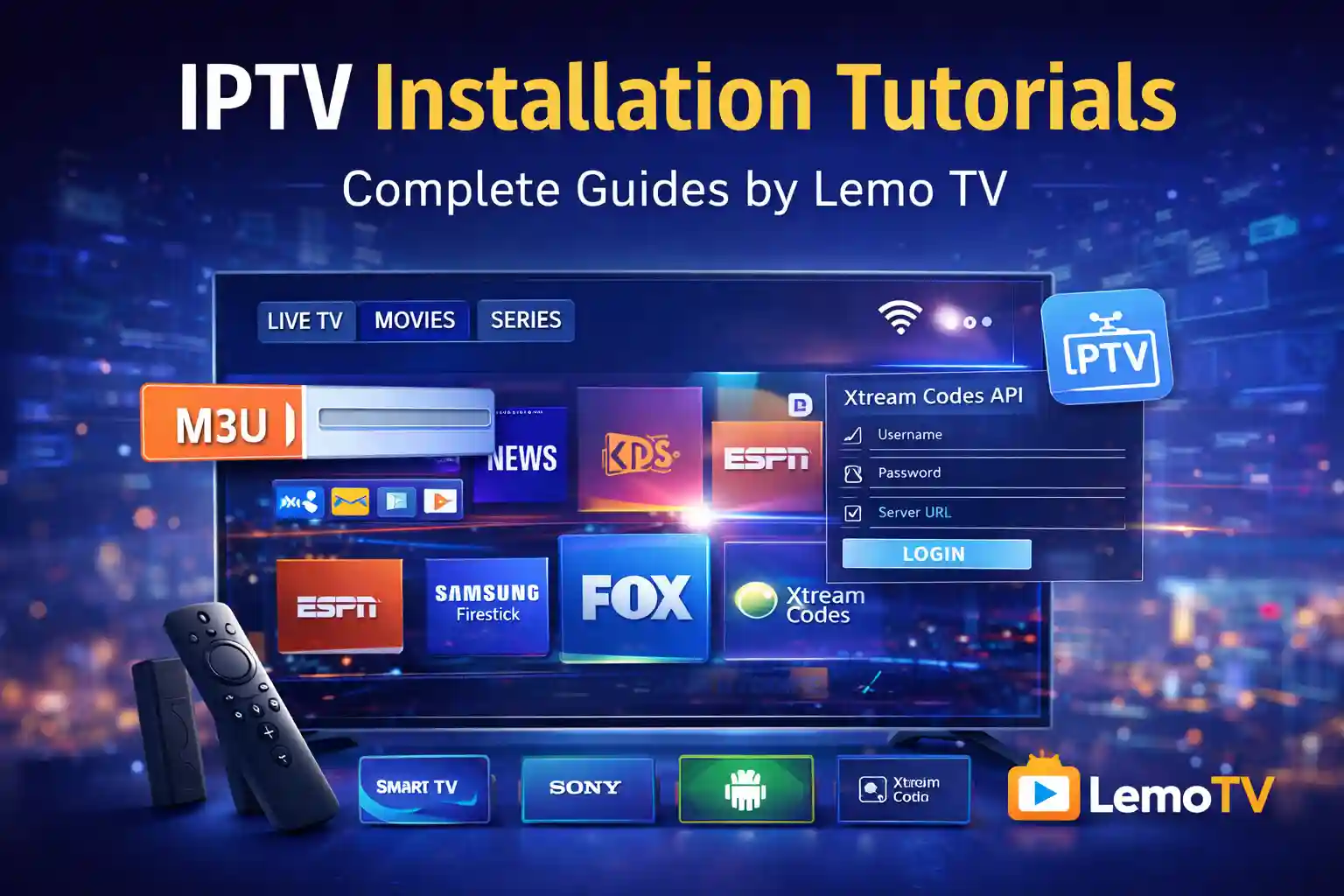 IPTV Installation Tutorials – Easy & Powerful Setup Guides by Lemo TV 2026